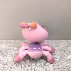 Hasbro | Toys | Littlest Pet Shop Lps Pink Spider With Bow 99 Hasbro ...